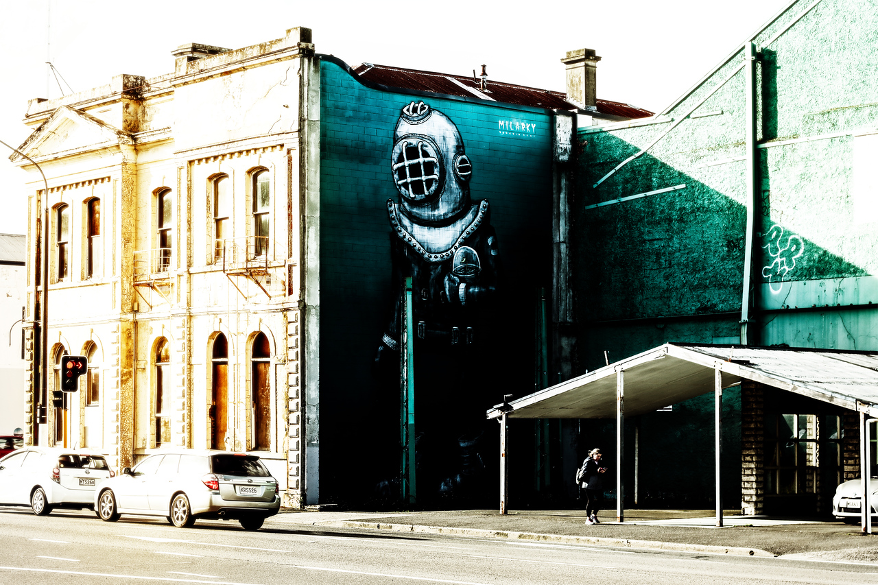 Dunedin Street Art by Milarky - ... from a Small City
