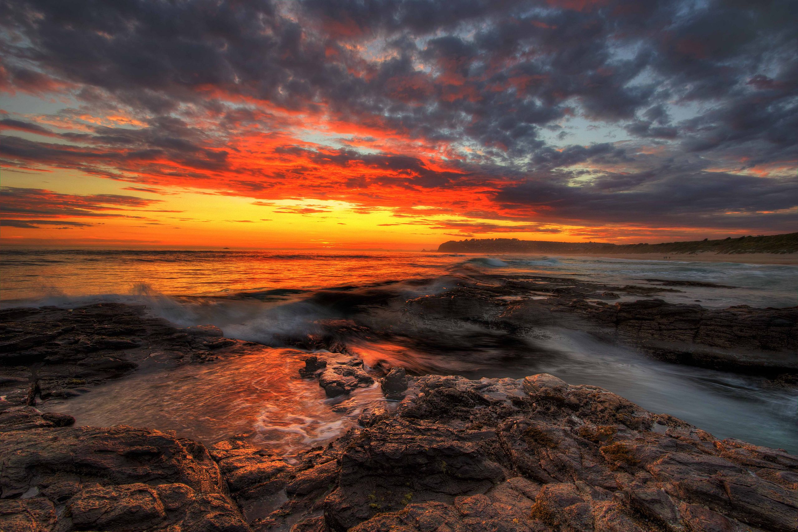 St Kilda Beach Sunset - ... from a Small City