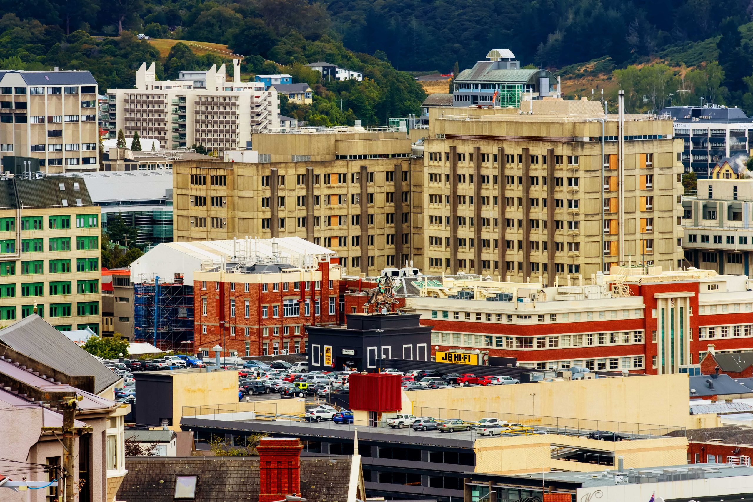 Dunedin Cityscape (i) - ... from a Small City