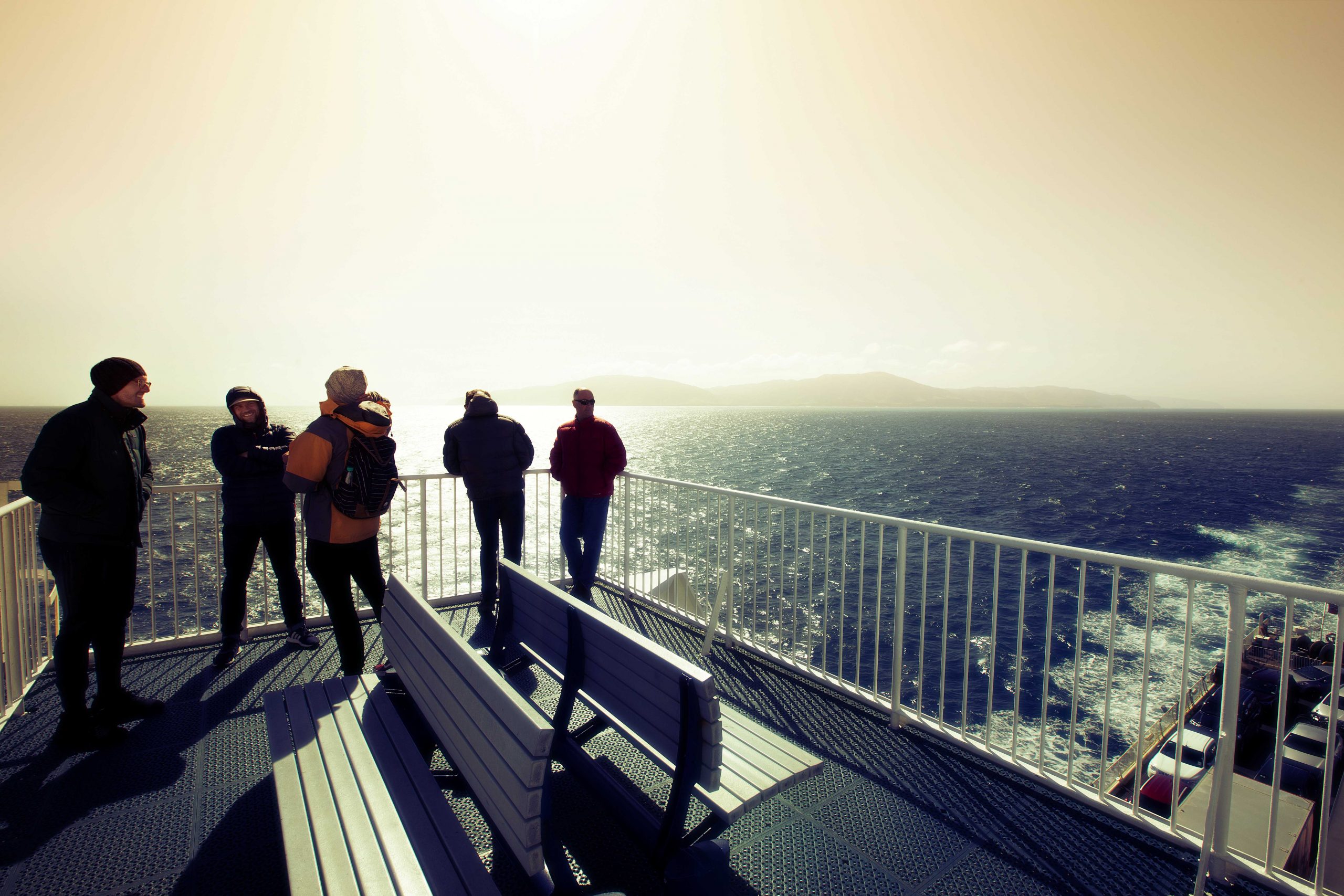 The Cook Strait Ferry - ... from a Small City